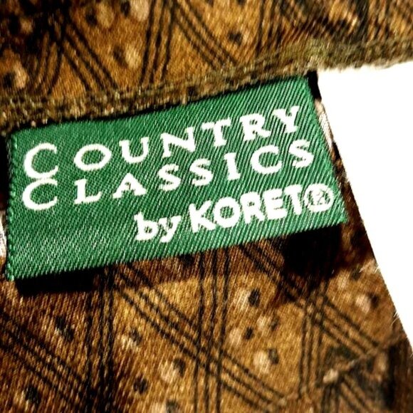Koret | Skirts | Koret Country Classic Skirt Women 22 Faux Wrap Brown ...